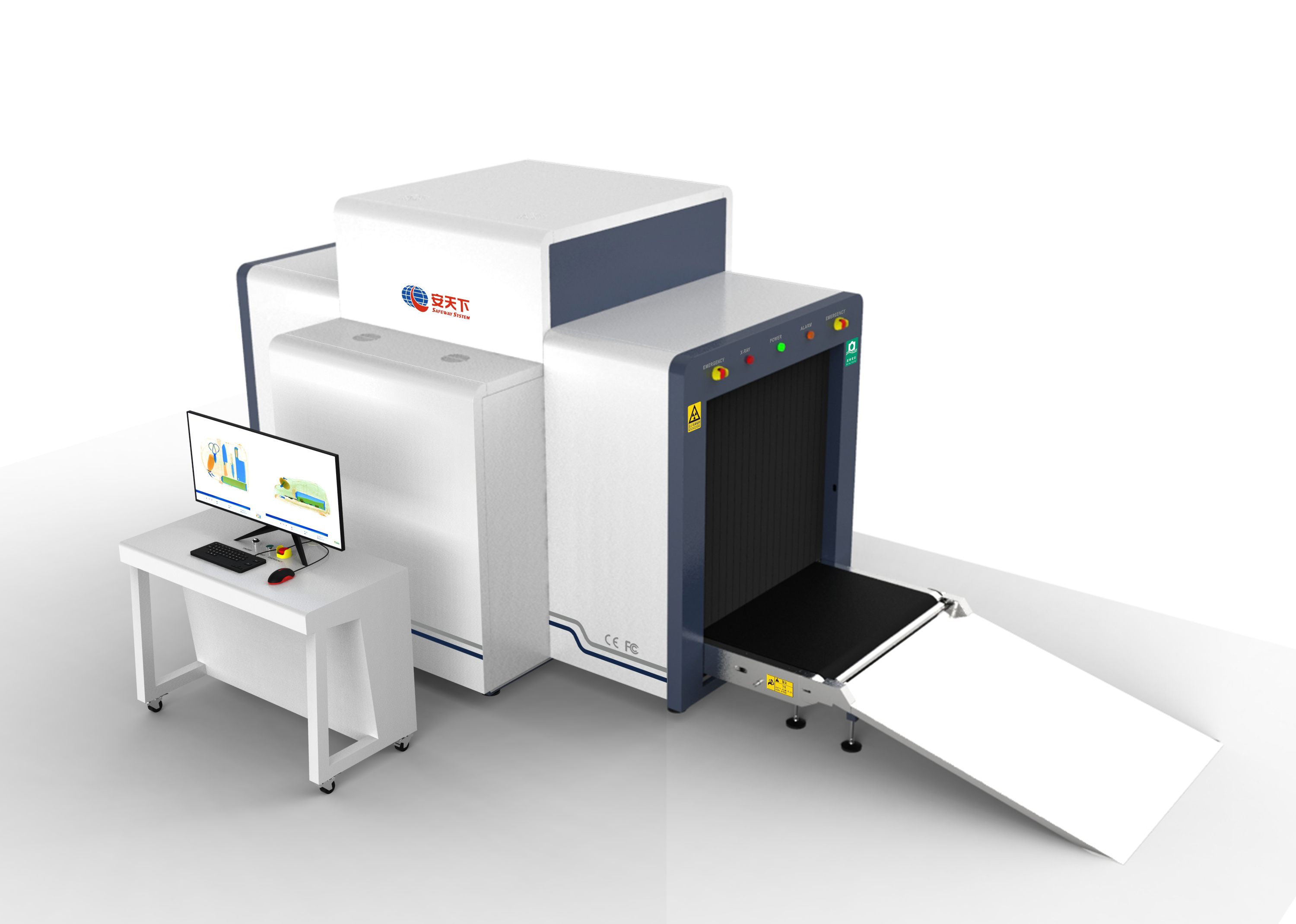 Dual View Airport X-ray Baggage Scanner for Security Inspection- Buy ...